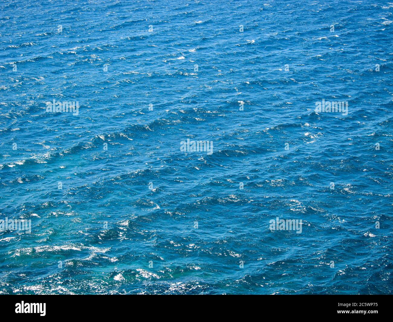 Blue Water Texture Pattern at Noon on the Atlantic Ocean Stock Photo ...