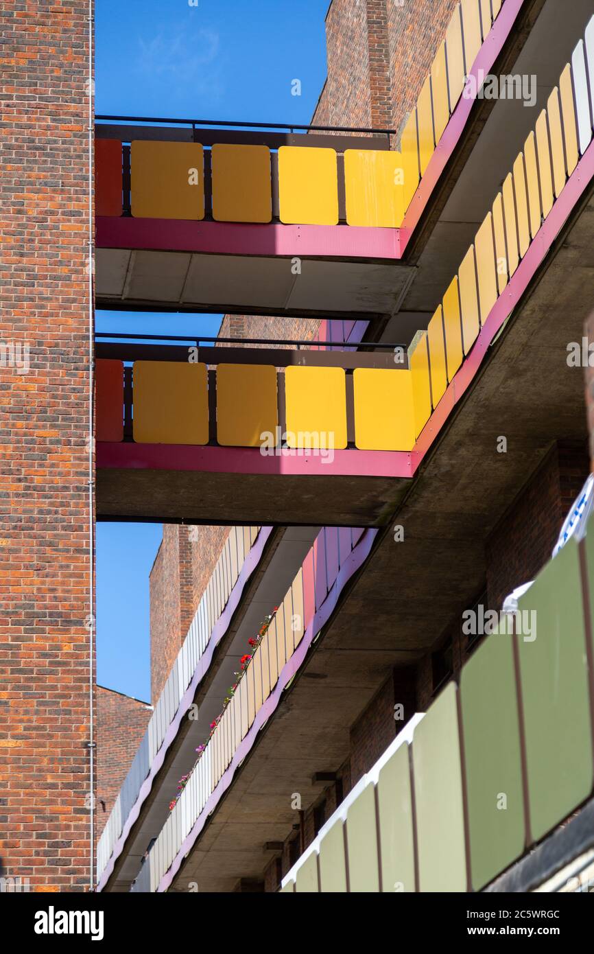 Council flat balconies hi-res stock photography and images - Alamy