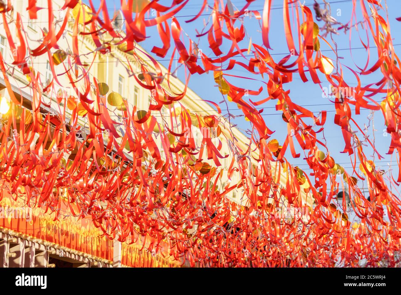 Hanging cloth strips hi-res stock photography and images - Alamy