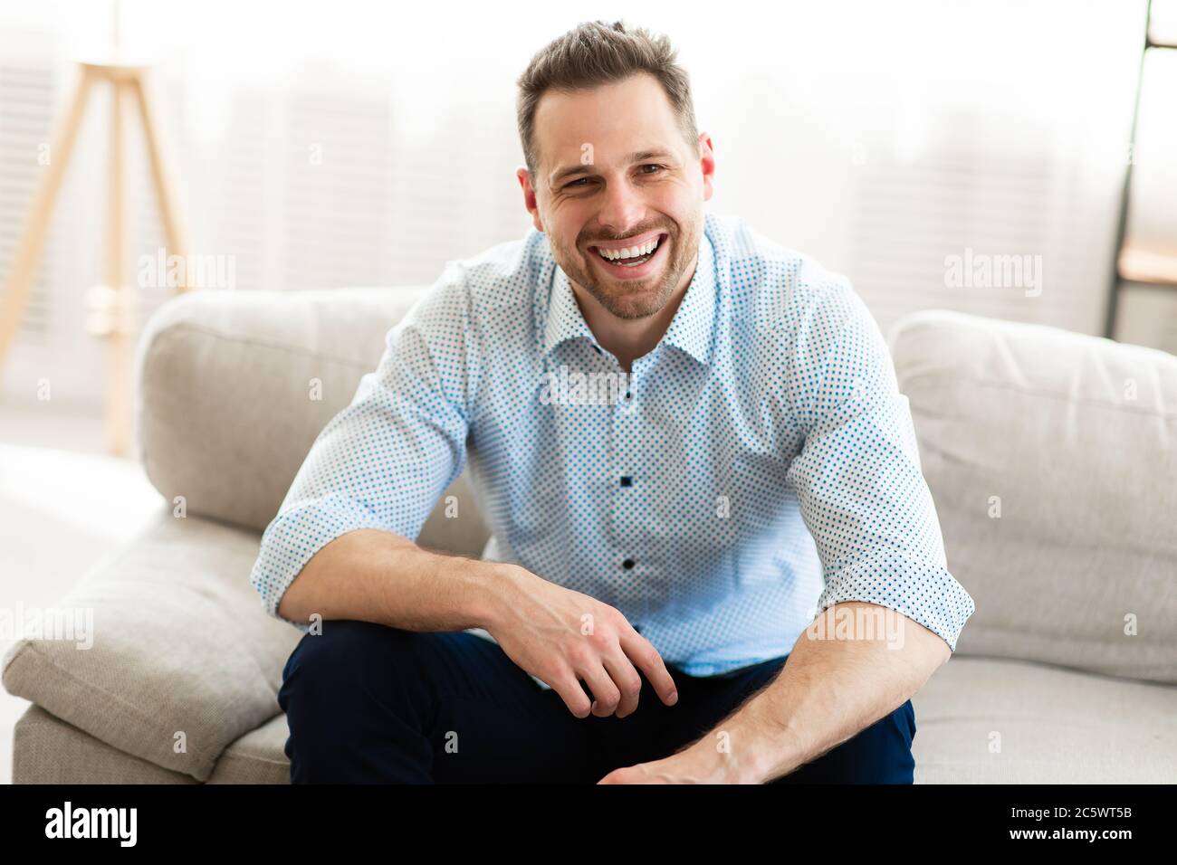 Glad man hi-res stock photography and images - Alamy