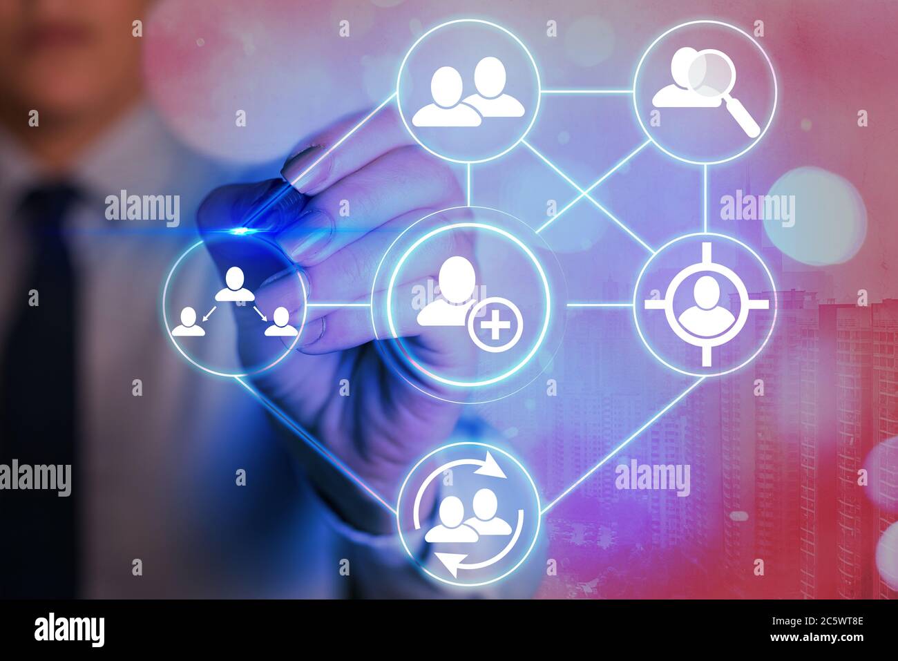 Information Digital Technology Network Connection Infographic Elements ...