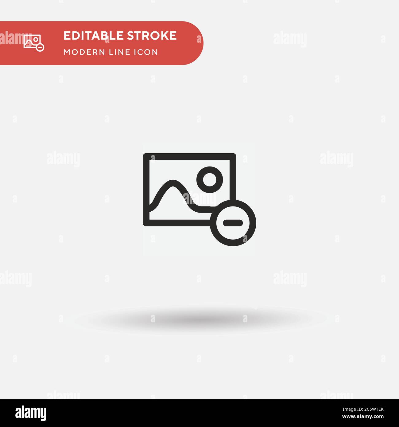 Remove Simple vector icon. Illustration symbol design template for web ...