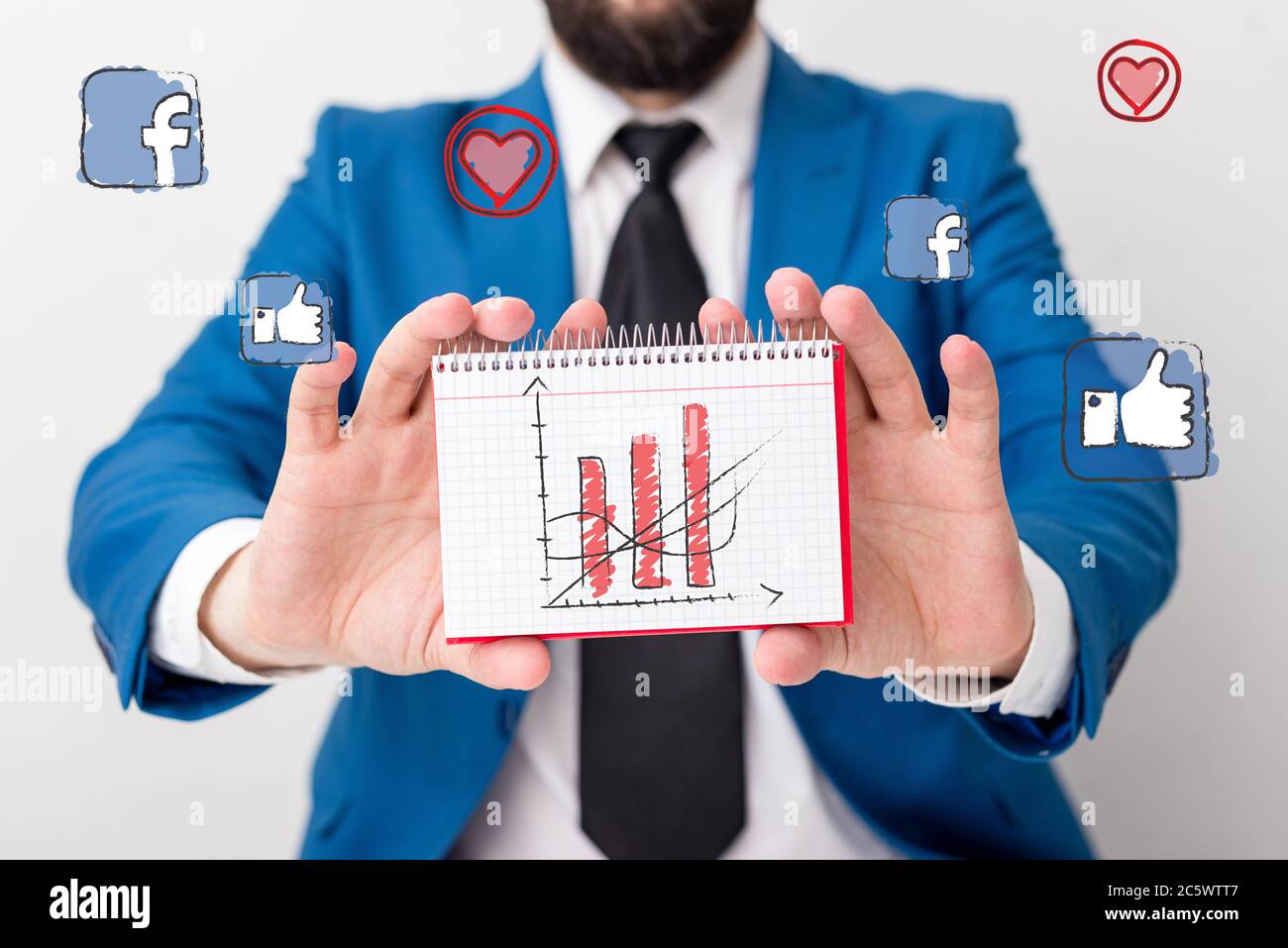 Free Sketch Of Digital Technology Information With Infographic Element ...