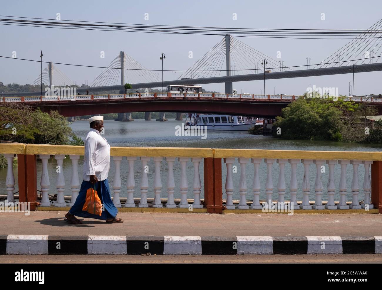 Patto bridge goa hi-res stock photography and images - Alamy