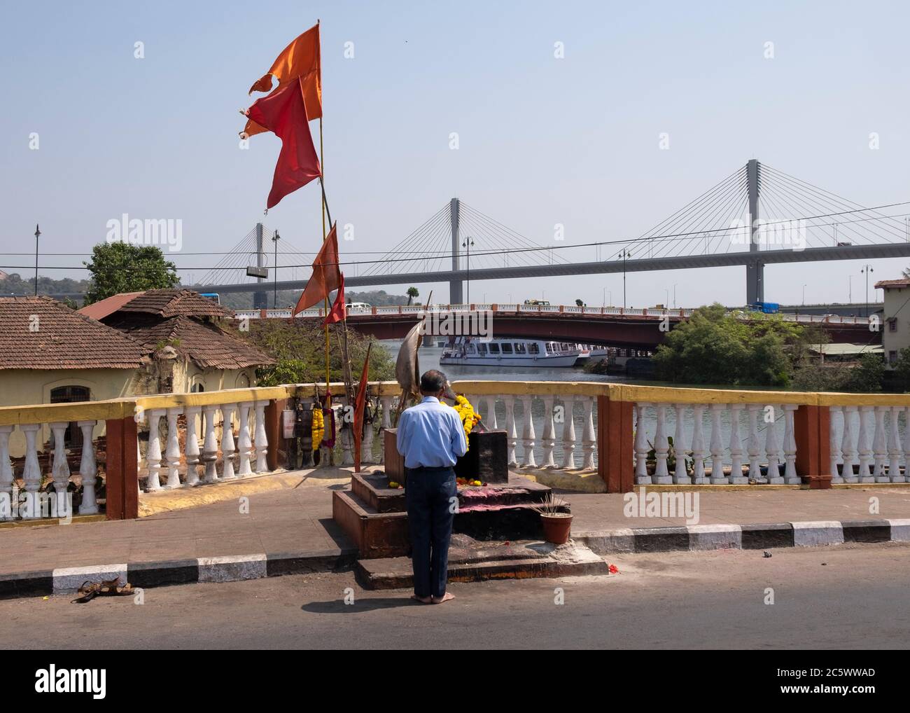 Patto bridge goa hi-res stock photography and images - Alamy