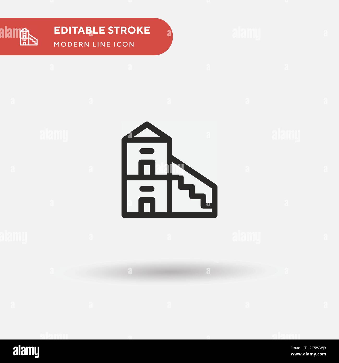 Duplex Simple vector icon. Illustration symbol design template for web ...