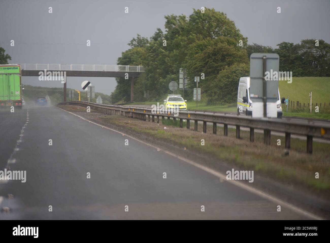 Vehicle crash north bound of a77 hi-res stock photography and images ...