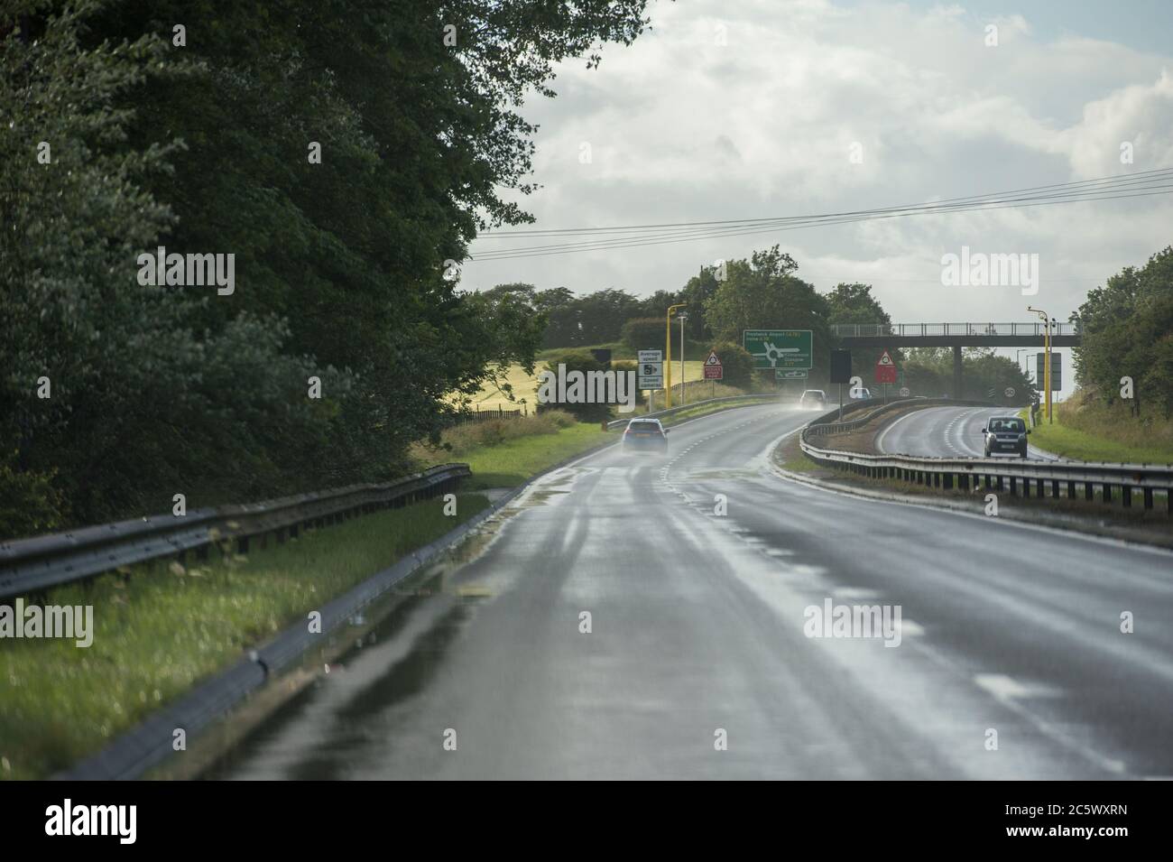 Vehicle crash north bound of a77 hi-res stock photography and images ...