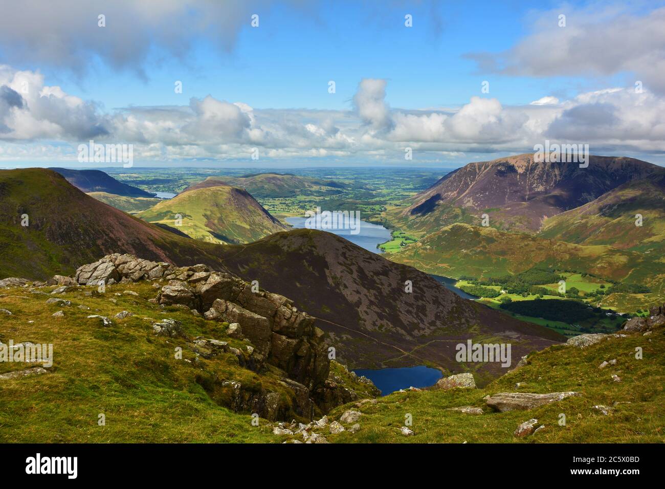 Buttermere from red pike hi-res stock photography and images - Alamy