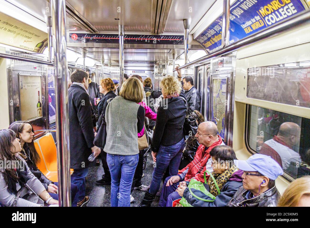 Highway route 1 broadway line train hi-res stock photography and images ...