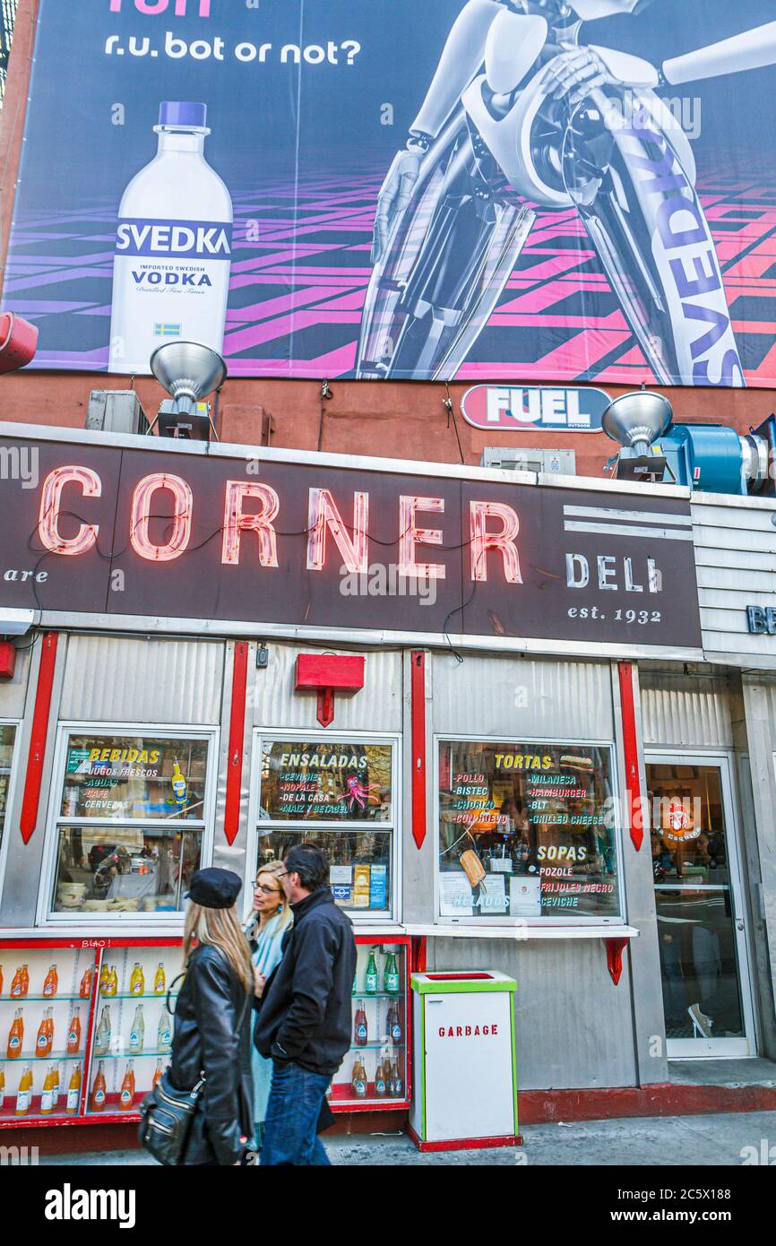 Corner restaurant new york hi-res stock photography and images - Alamy