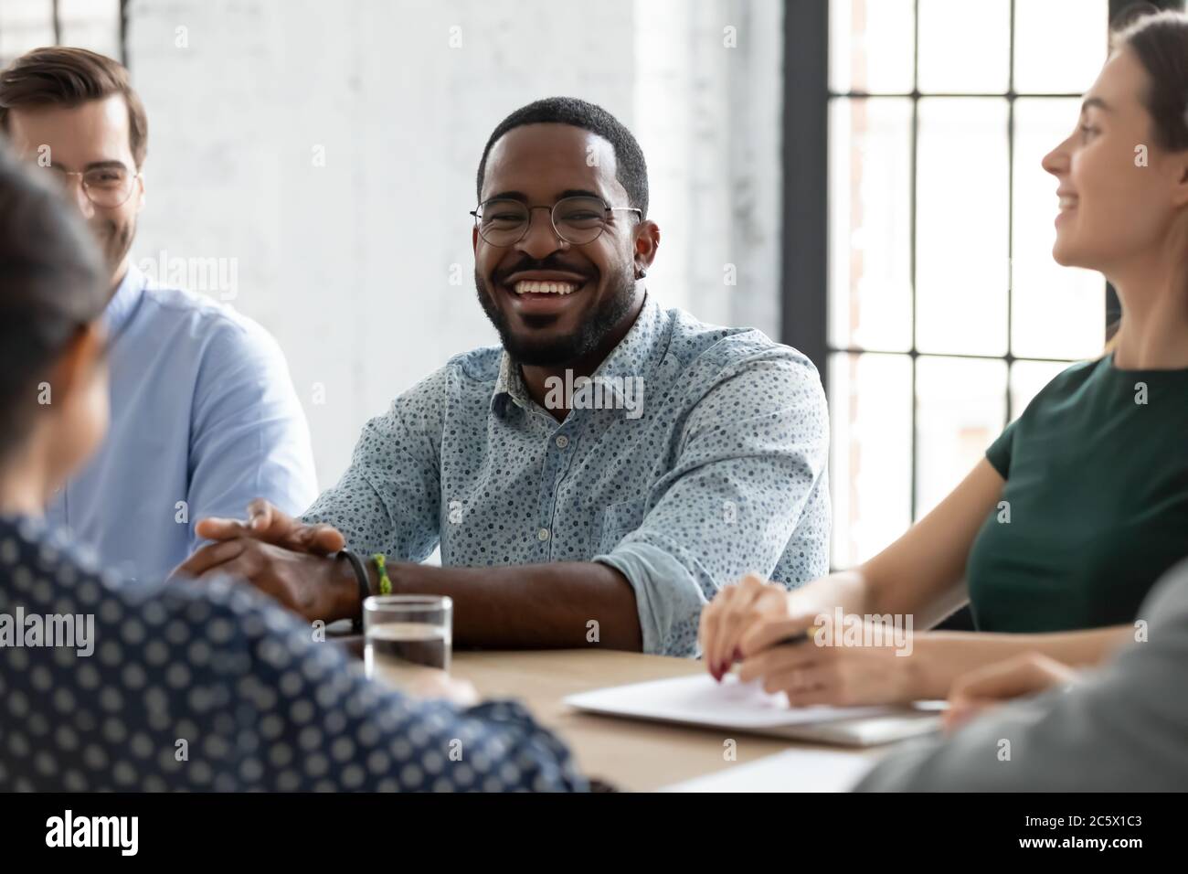 Positive communication hi-res stock photography and images - Alamy