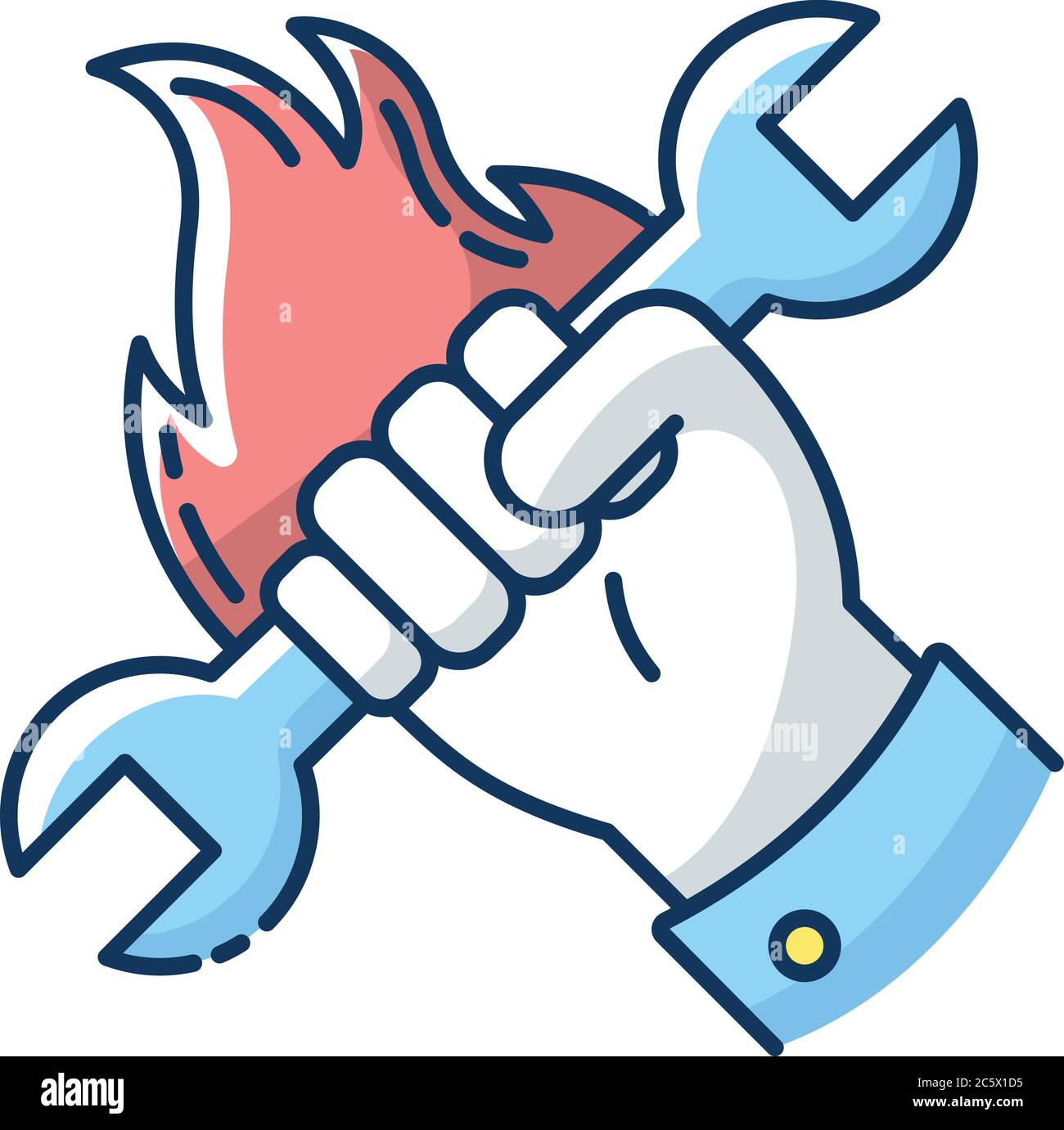 Human labor RGB color icon Stock Vector Image & Art - Alamy