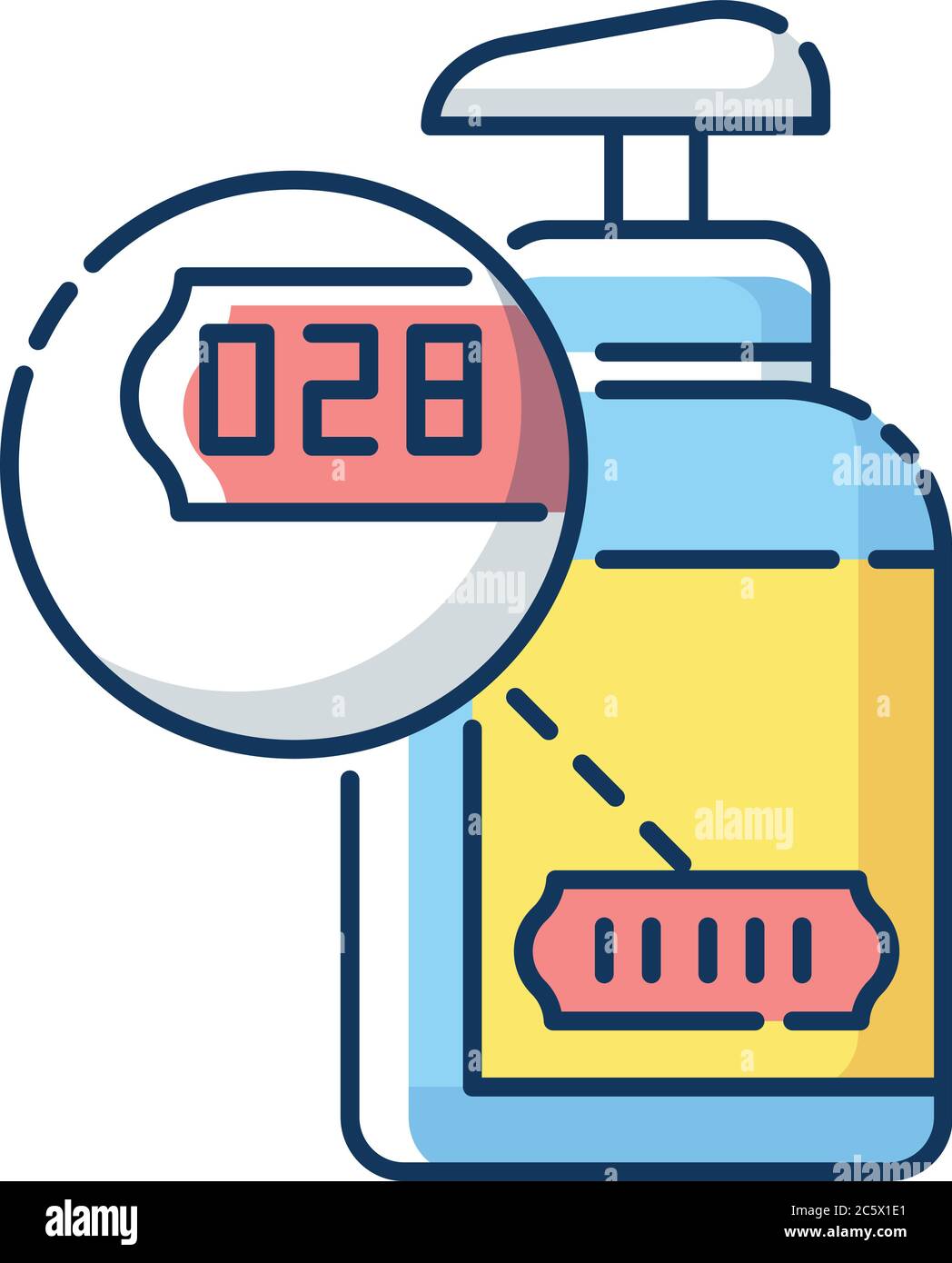 Batch number RGB color icon Stock Vector Image & Art - Alamy