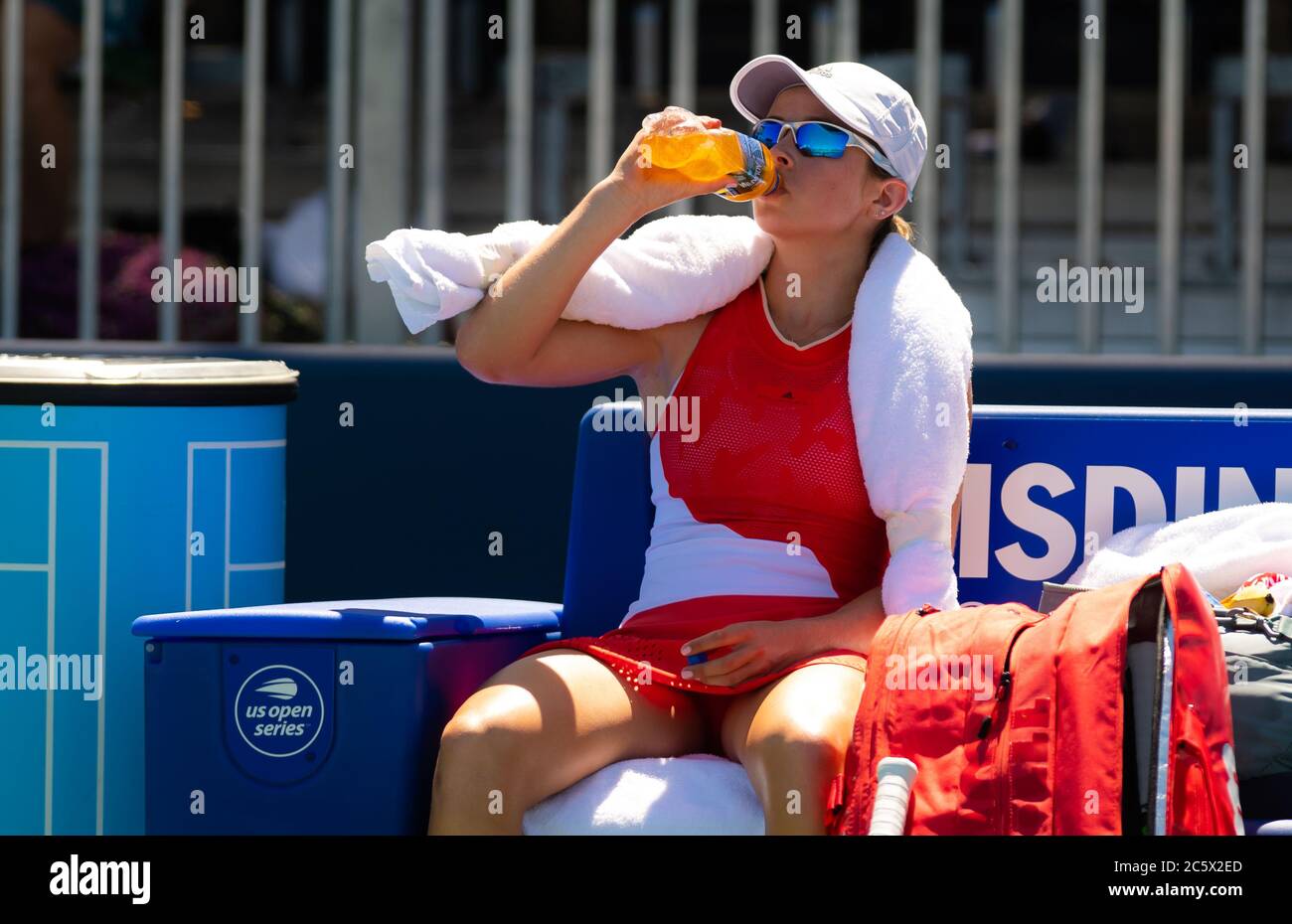Katie Volynets of the United States in action during qualifications at ...