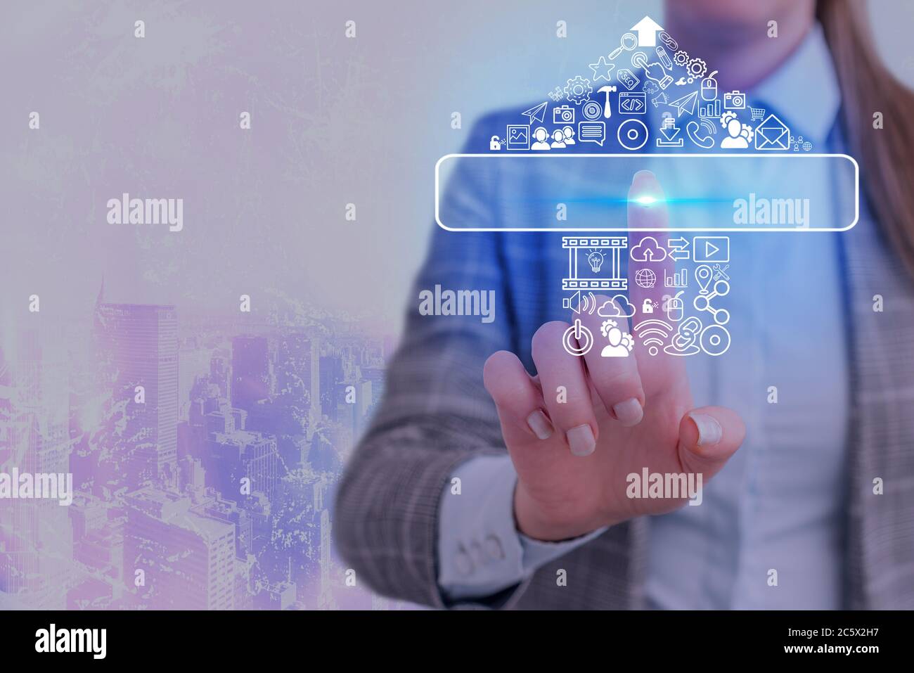 Information Digital Technology Network Connection Infographic Elements ...