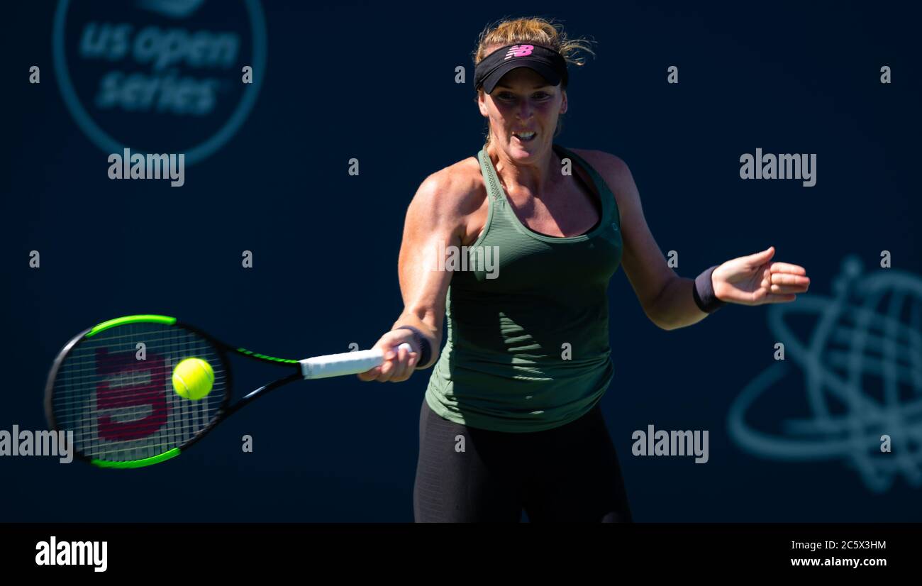 Madison Brengle of the United States in action during her second-round ...