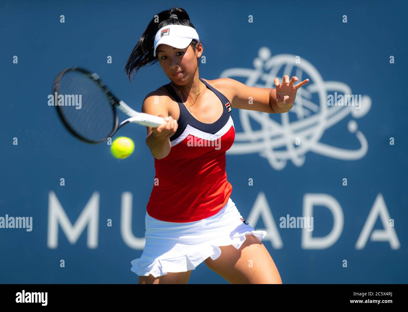 Priscilla Hon of Australia in action during the second qualifications ...