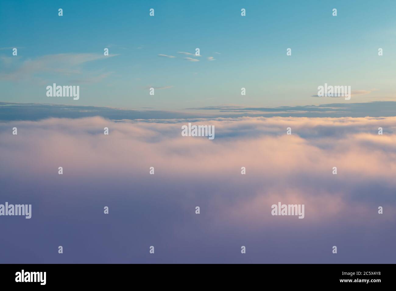 Half storm cloud half clear sky hi-res stock photography and images - Alamy