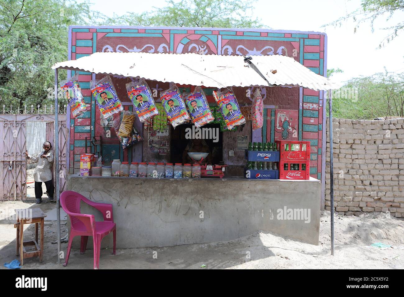 Grocery store in a desert village Stock Photo - Alamy