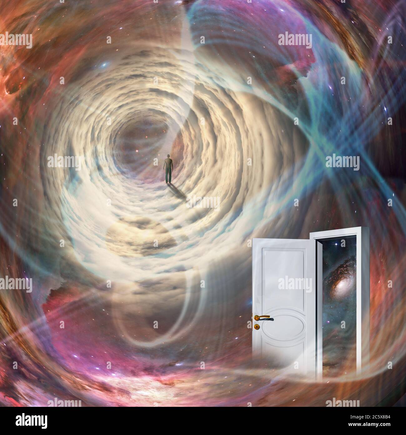 Door in time Stock Photo - Alamy