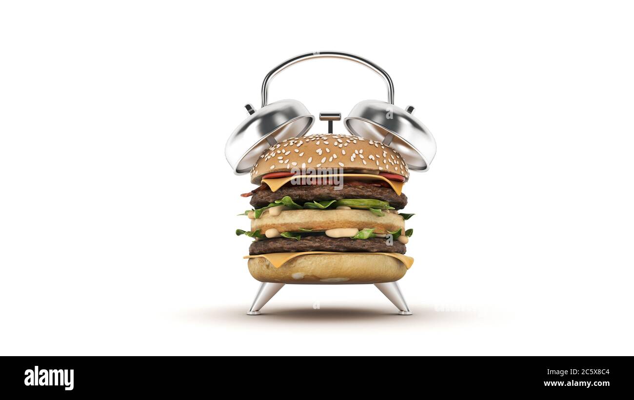 Alarm clock plate 3d Cut Out Stock Images & Pictures - Alamy