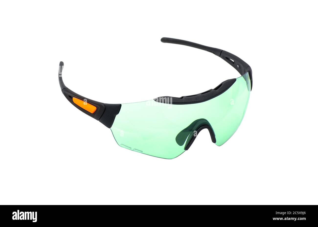 Safety glasses isolate on a white background. Glasses for work, sports ...