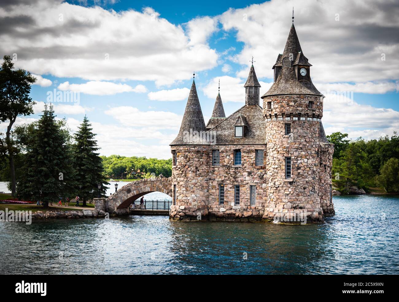 Boldt Castle Tower Stock Photo - Alamy