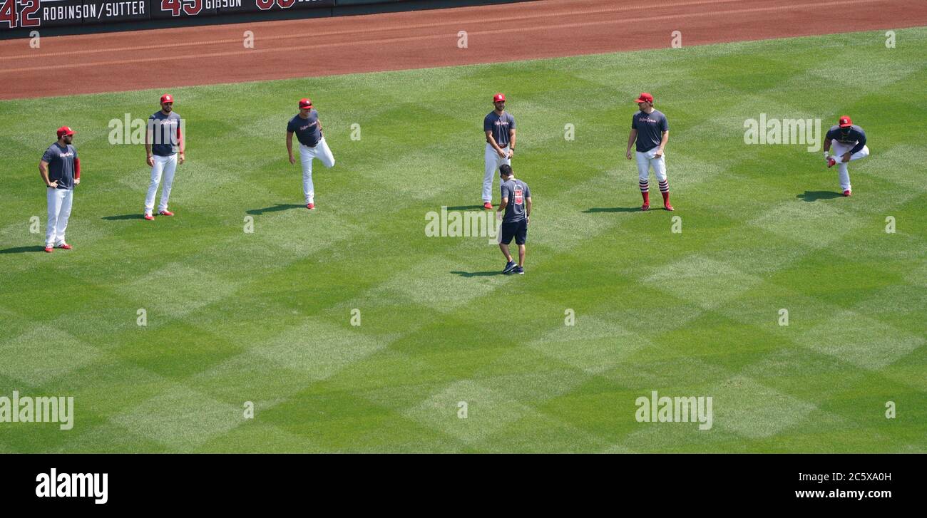St. Louis, United States. 05th July, 2020. Members of the St. Louis ...