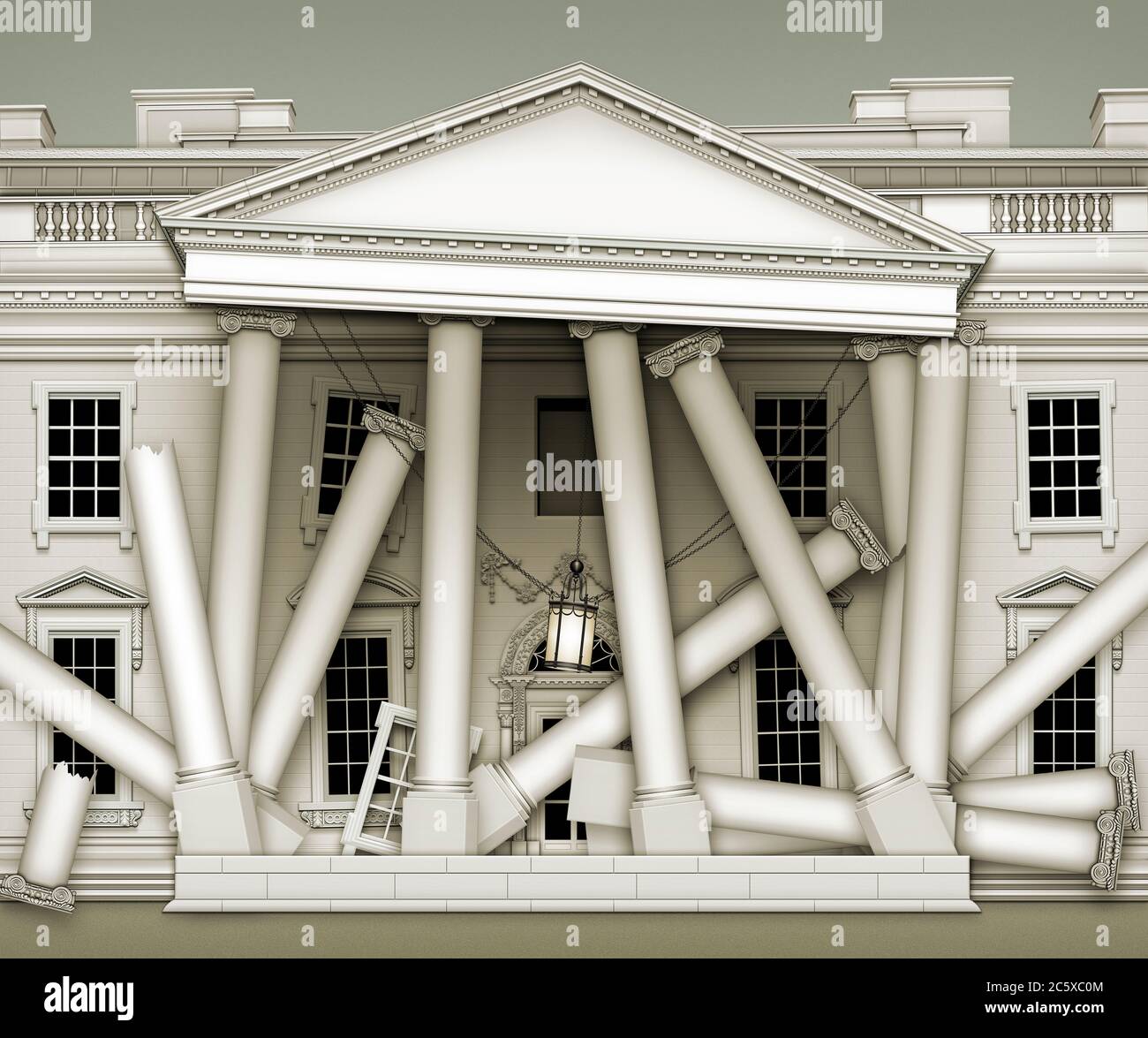 White House Columns