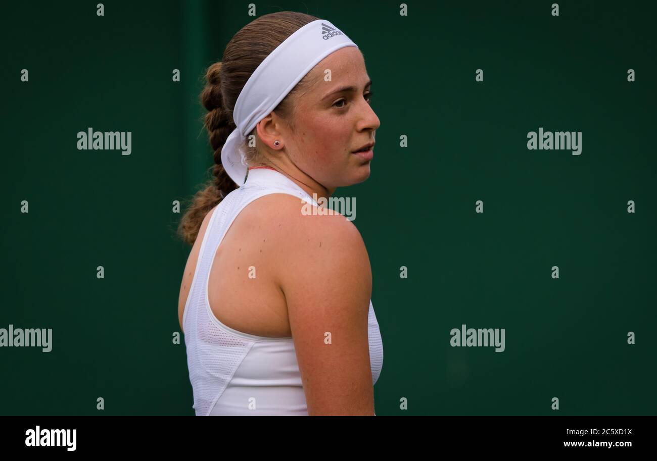 Jelena ostapenko in wimbledon tennis hi-res stock photography and ...