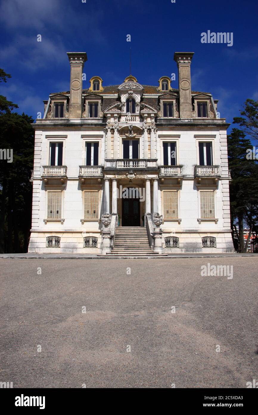Portugal Figueira da Foz. Sotto Mayor Palace - Art Nouveau architecture ...