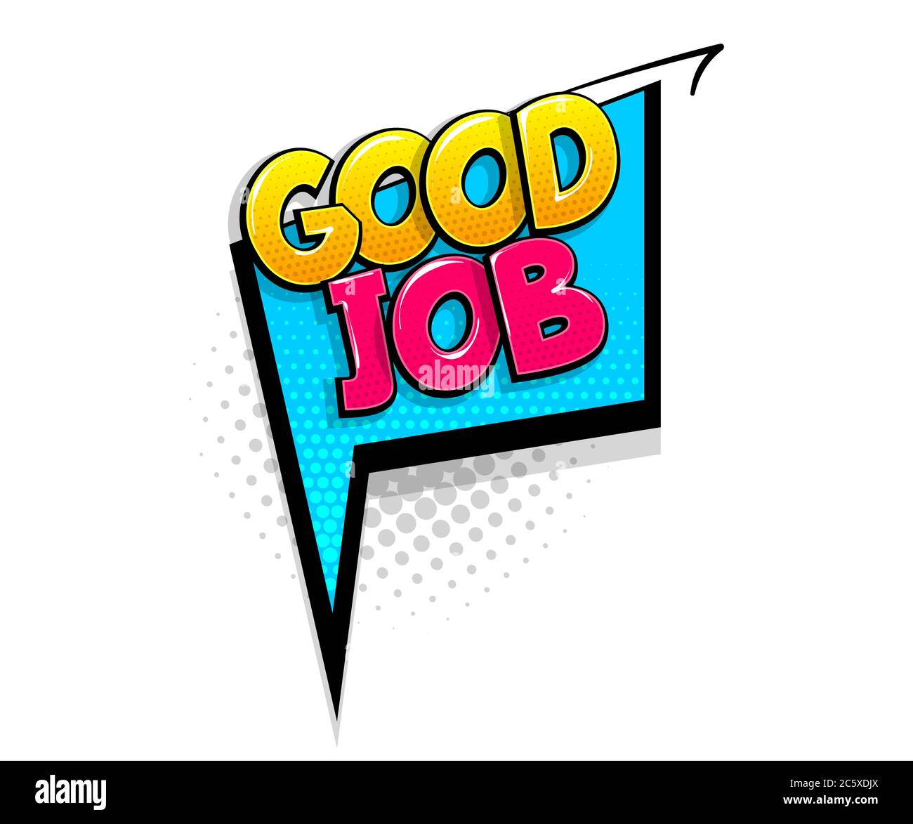 Pop Up Saying Good Job