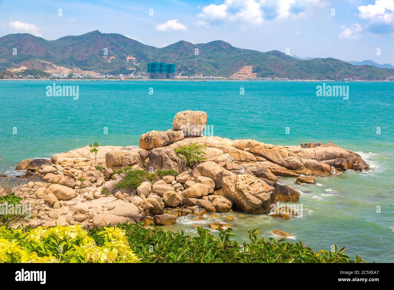 Hon Chong cape stone garden at Nha Trang, Vietnam in a summer day Stock ...
