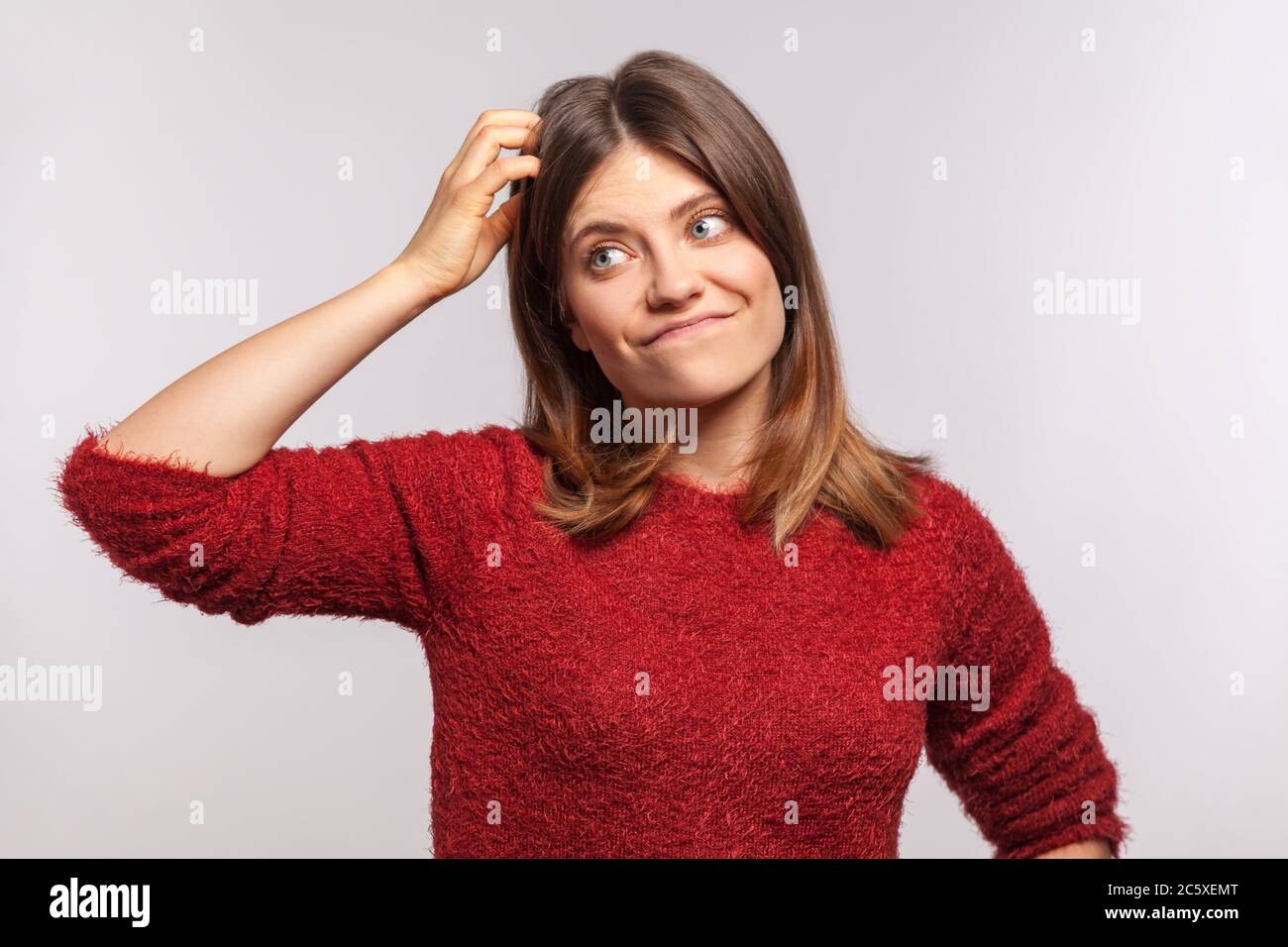 Helpless unsure hi-res stock photography and images - Alamy