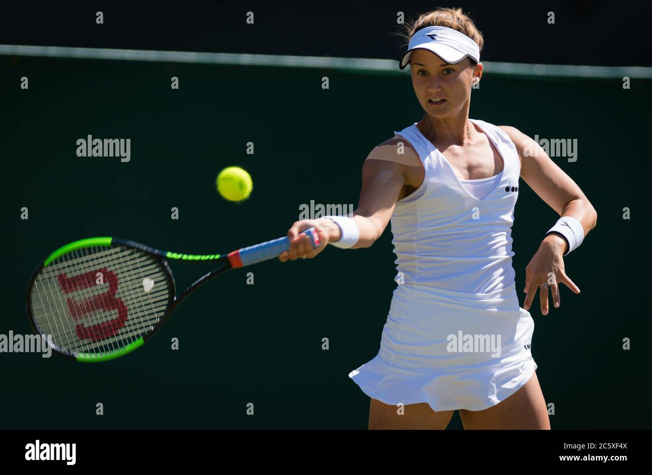 Lauren Davis of the United States in action during her second-round ...