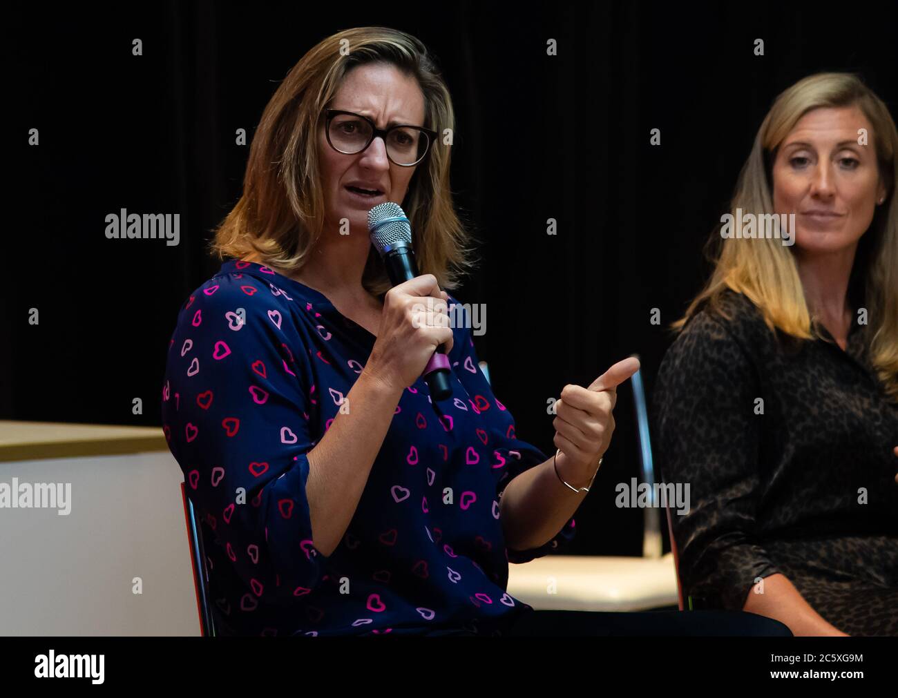 Mary Pierce speaks at the WTA Coaches Conference at the 2019 Rogers Cup ... Mary Pierce speaks at the WTA Coaches Conference at the 2019 Rogers Cup ...
