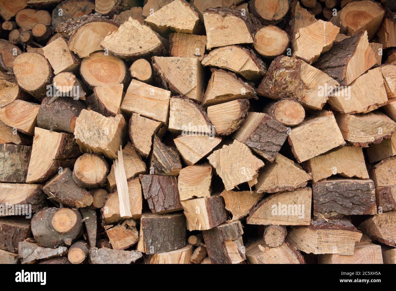 Stacked fire wood hi-res stock photography and images - Alamy