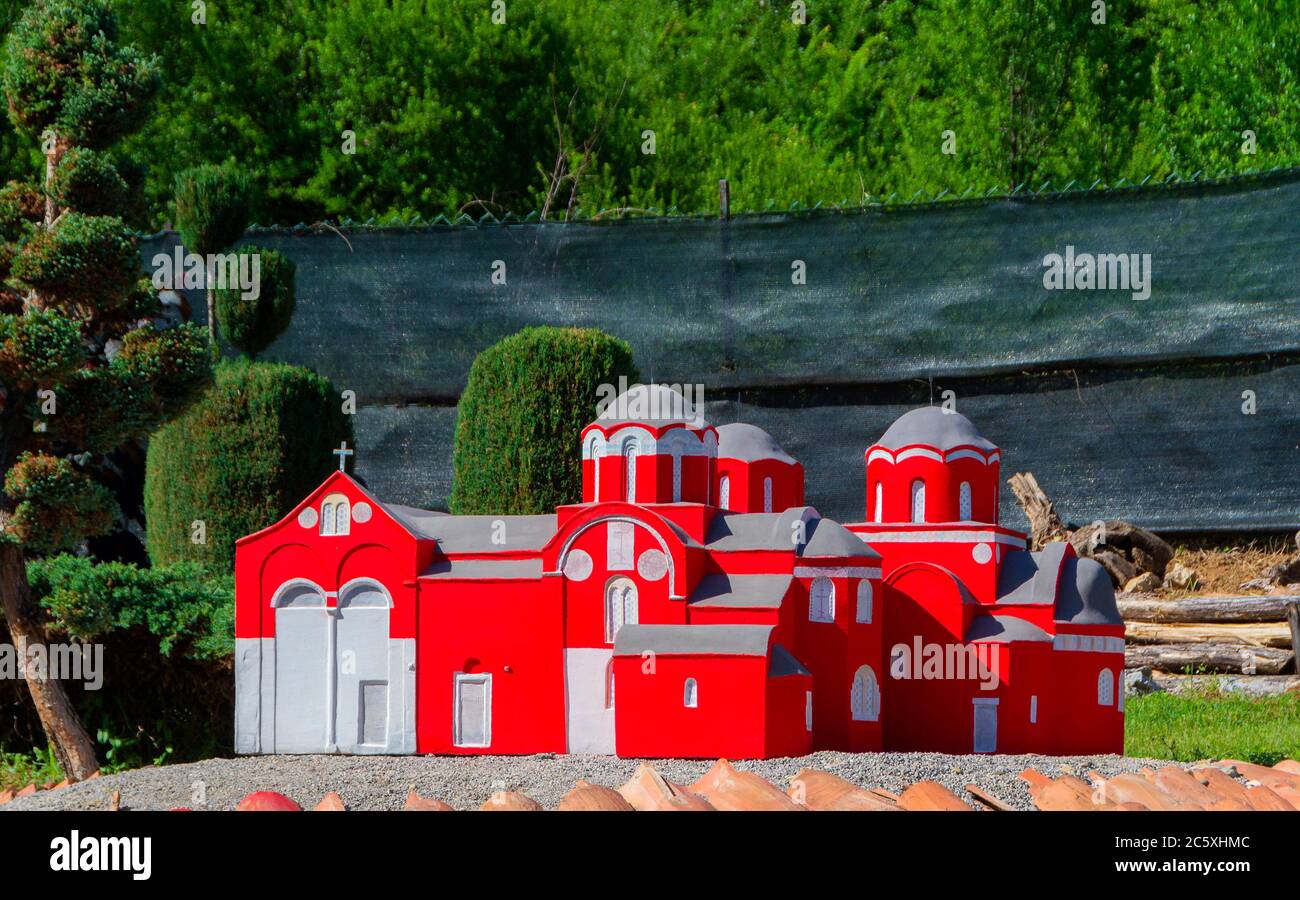 Museum of Ortodox miniature monasteries of Serbia in the open - image ...