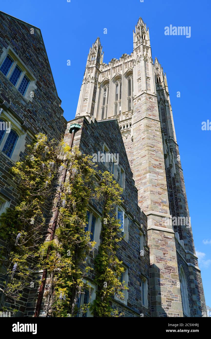 PRINCETON, NJ -28 APR 2020- View of the Carillon tower at the Graduate ...