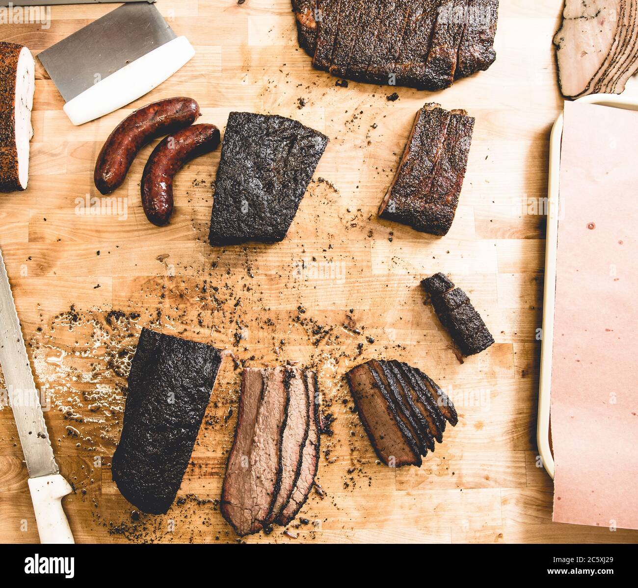 Bbq ribs brisket hi-res stock photography and images - Alamy