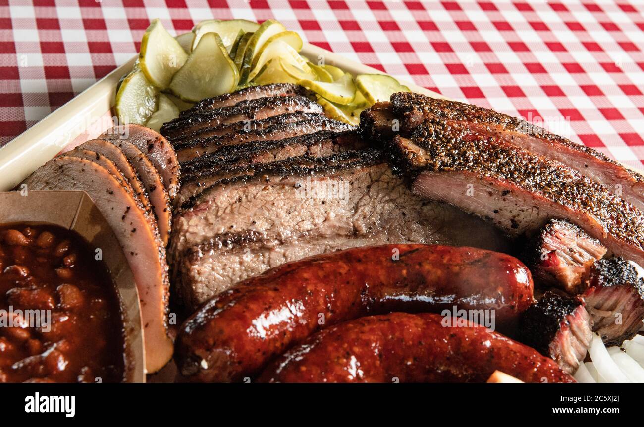 Texas style bbq hi-res stock photography and images - Alamy