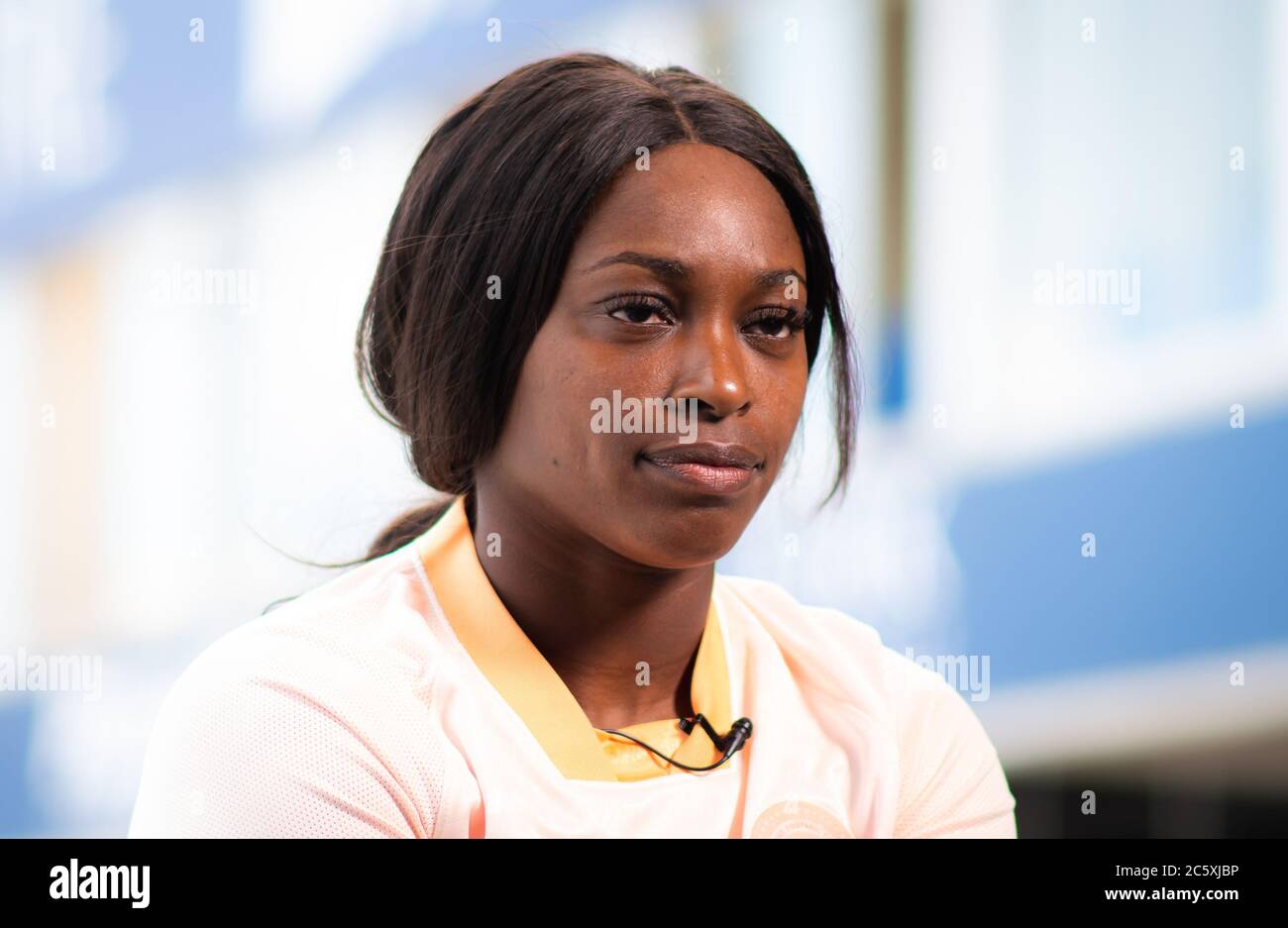 Sloane Stephens of the United States during the All Access Hour at the ...