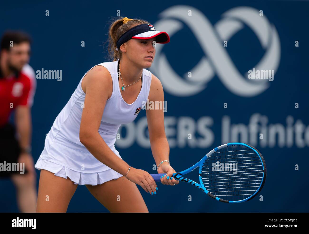 Sofia Kenin of the United States in action during her second-round ...