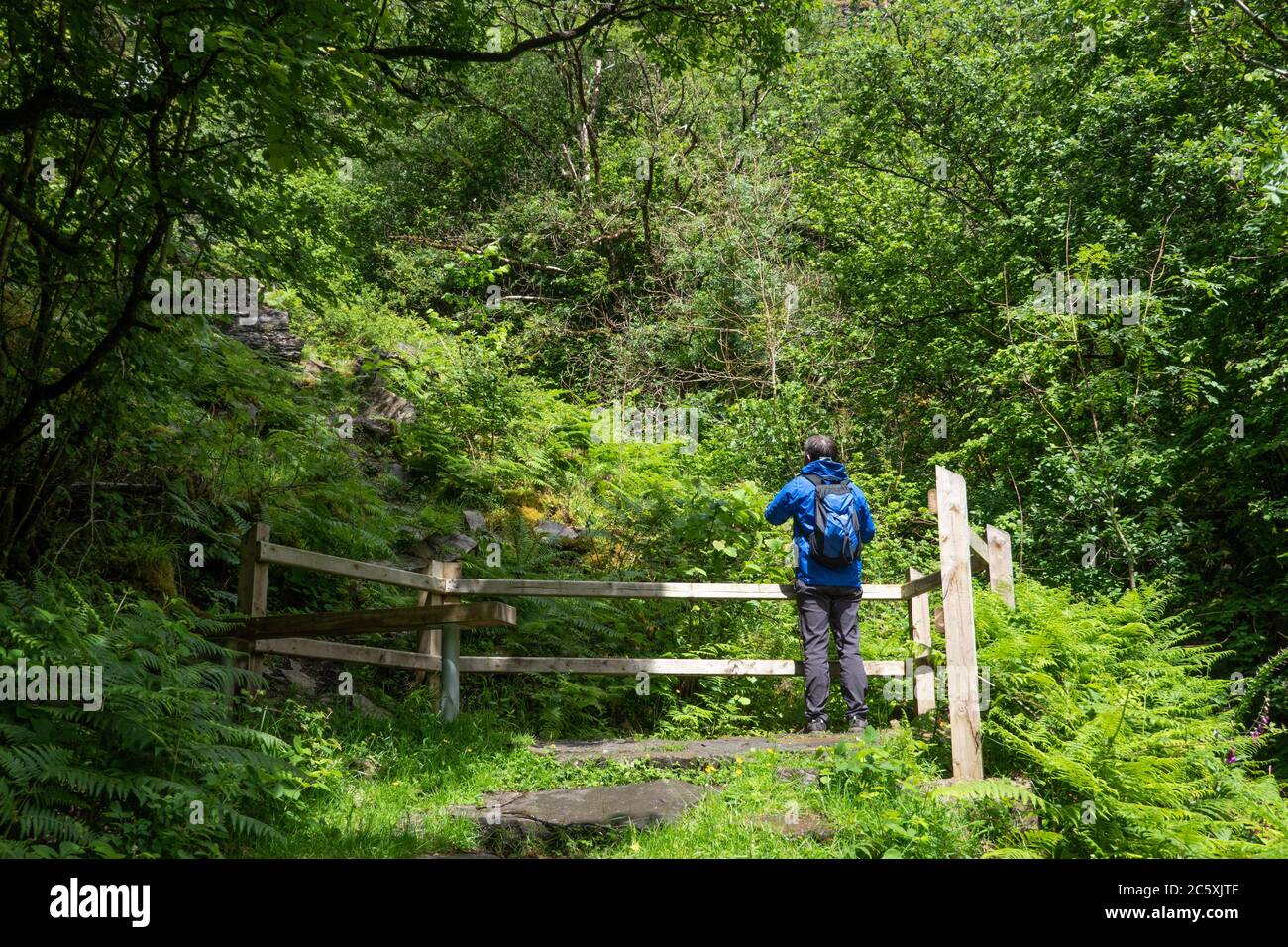 Waterfall Devil's Chimney or Sruth in Aghanidh An Aird, tallest ...