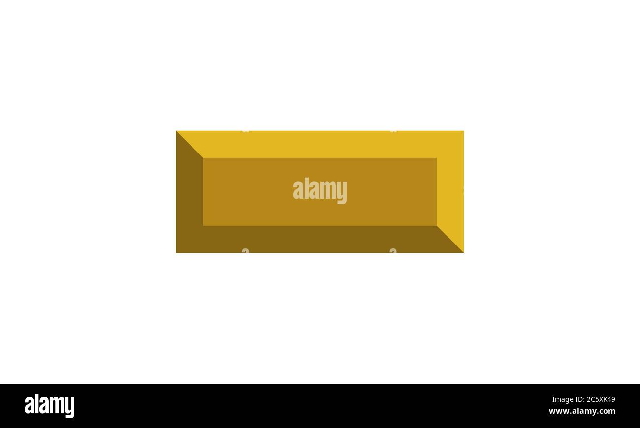 gold bar design vector illustration Stock Vector Image & Art - Alamy
