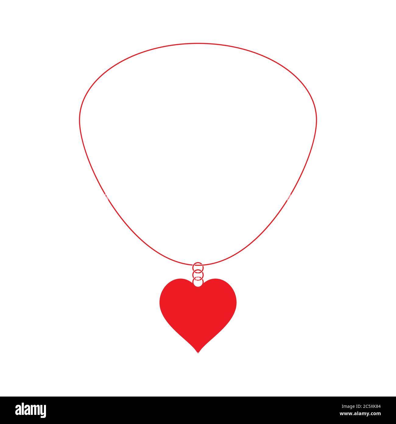 heart necklace design vector illustration Stock Vector Image & Art - Alamy