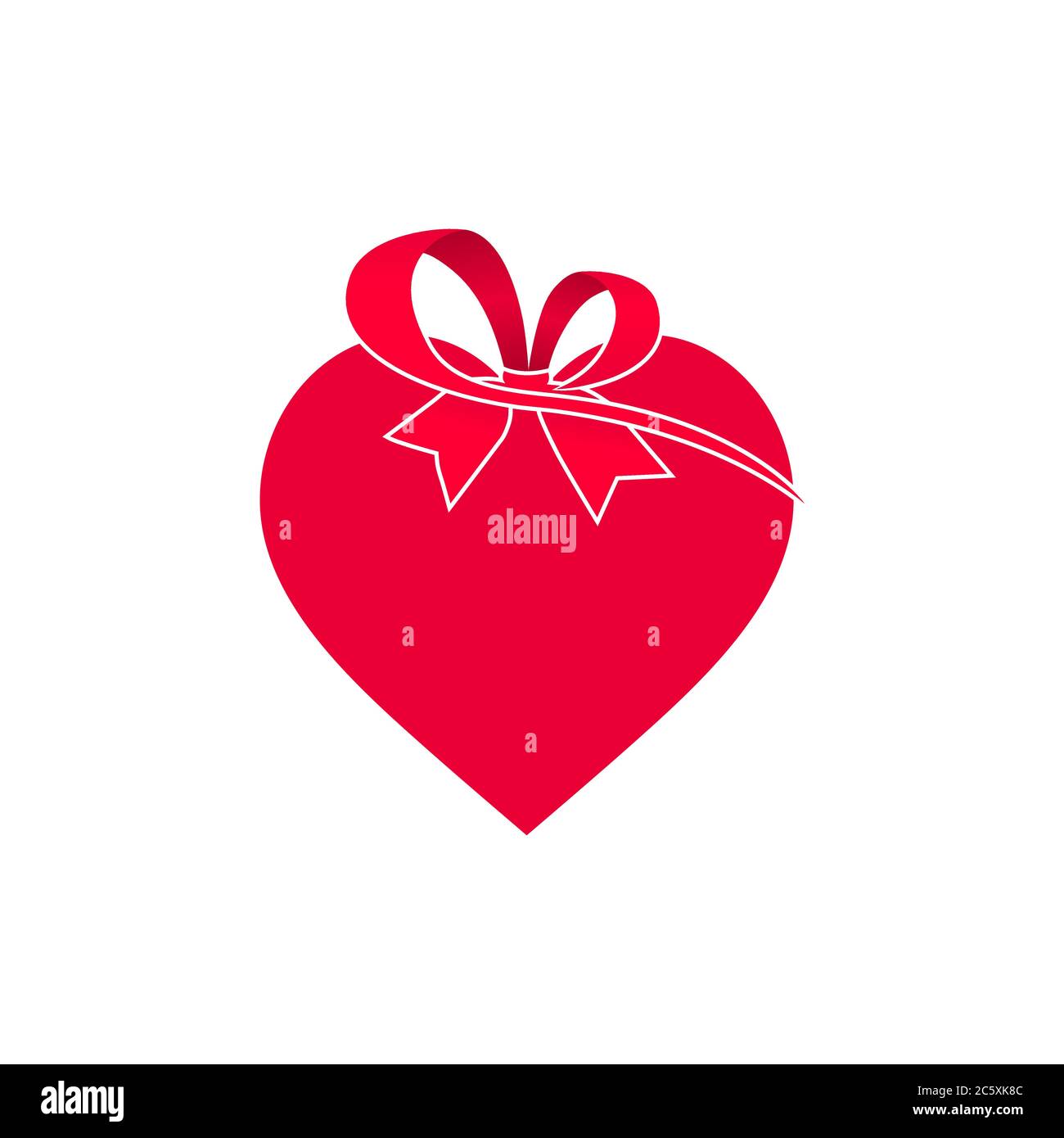 Gift card heart vector vectors Stock Vector Images - Alamy