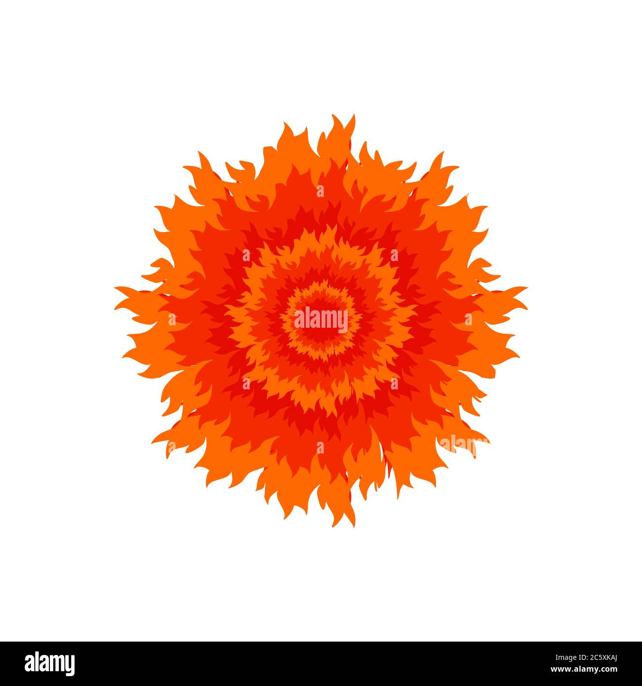 flower fire design vector illustration Stock Vector Image & Art - Alamy