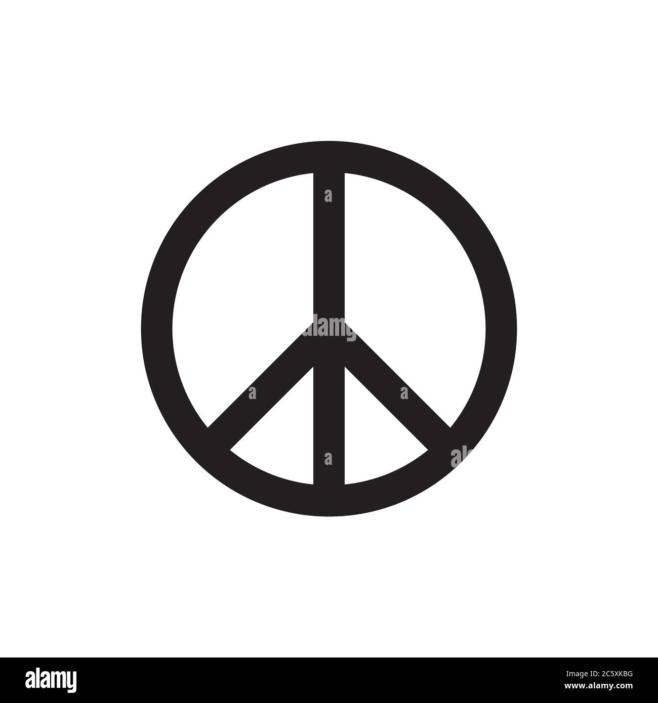peace icon symbol design vector illustration Stock Vector Image & Art ...